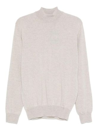 Altea pull en laine à manches longues - Tons neutres