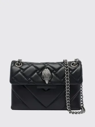 Kurt Geiger Mini sac Kensington en cuir matelass&eacute; avec bandouli&egrave;re cha&icirc;ne
