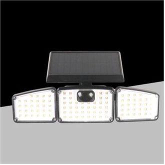 Trade Shop Trade Shop - copy of APPLIQUE SOLARE DA ESTERNO CON SENSORE DI MOVIMENTO IP54 12W LUCE 3000K+6500K ZQ-DB-002JX