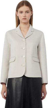 Max Mara Femme, Vestes, Blanc, Taille: 36 FR Veste crois&eacute;e