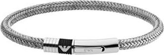 Emporio Armani Bracelet Pour Homme, Bracelet En Acier Inoxydable Argenté, EGS1623040