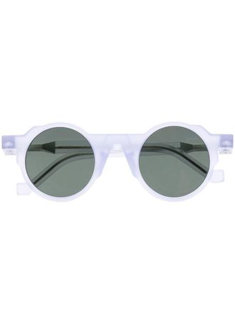 Vava Transparente Sonnenbrille mit rundem Gestell - Grau