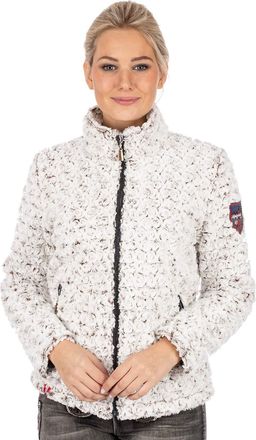 Almgwand Almgwand W Lerchkogel Wei&szlig; - Stylische bequeme Damen Freizeitjacke, Gr&ouml;&szlig;e 36 - Farbe Beige