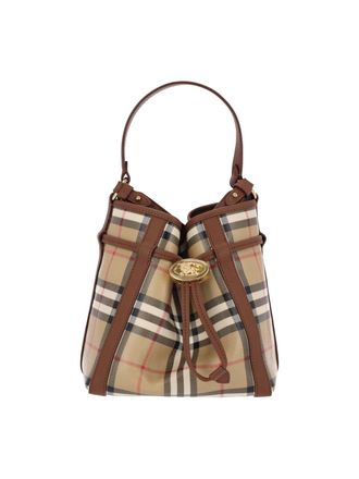 Burberry Mini Bucket Bag Check