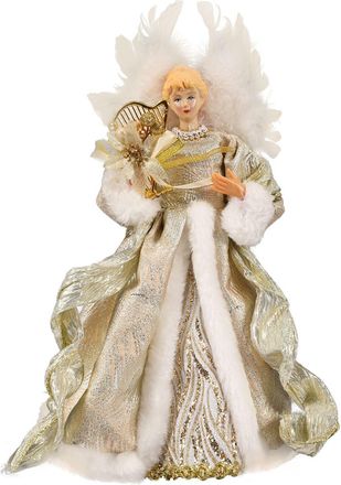 Generic Christbaum-Topper, Topper, Figur, Ornament - Elegant Delicate Christmas Decorations with White Wings for Indoor Holiday