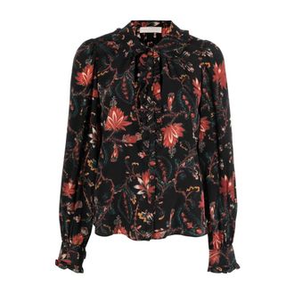 Ulla Johnson Elegante Mehrfarbige Seidenbluse - - Blouses & Shirts - Damen - Mehrfarbig - XL
