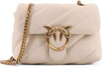 Pinko Pinko, Femme, Sacs, Blanc, Taille: ONE Size Mini Sac &Eacute;paule Love Puff