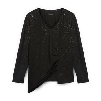 Fiorella Rubino Damen, Blusen & Hemden, Schwarzk, XLGr&ouml;&szlig;e