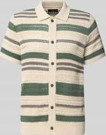 Premium by Jack & Jones Modern Fit Freizeithemd in Strick-Optik mit Knopfleiste