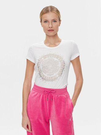 Guess T-Shirt Camelia W4RI47 J1314 Weiß Slim Fit