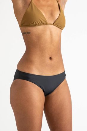 Matona Damen vegan Bikini-Slips Vintage Schwarz