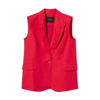 Twin-Set Actitude, Femme, Vestes, Rouge, Taille: 38 FR Actitude Vest