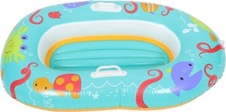 Supvox Aufblasbares Marineboot F&uuml;r Kleinkinder S&uuml;&szlig;es Schlauchboot Aus PVC Wasserspielzeug Mit Handlauf F&uuml;r Schwimmbad Und Strand Kinderspielzeug Zum Aufblase