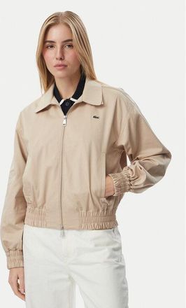 Lacoste &Uuml;bergangsjacke BF5305 Beige Relaxed Fit