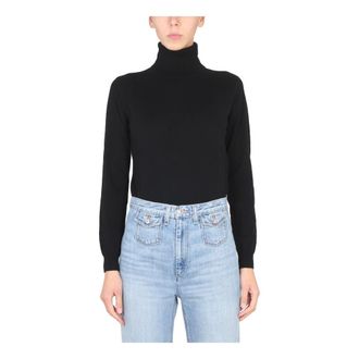 Ballantyne Femme, Pulls, Noir, Taille: 38 FR T Neck Pullover