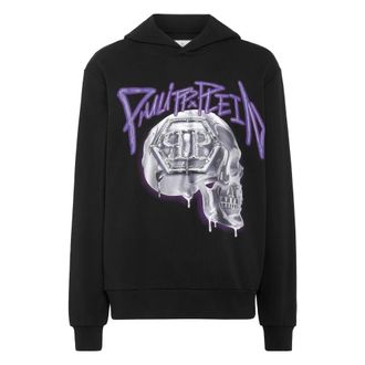 Philipp Plein Homme, Sweatshirts et sweats &agrave; capuche, Noir, Taille: 3XL Sweat &agrave; capuche Skull