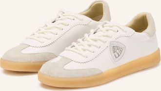 Blauer Sneaker Aurora Mit Schmucksteinen weiss