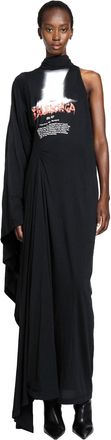 Balenciaga Long Draped Dress