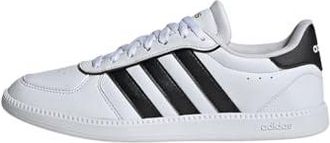 adidas Femme BREAKNET Sleek Shoes, FTWR White/Core Black/Gold met., 39 1/3 EU