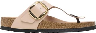 Birkenstock Femme, Chaussures, Beige, Taille: 37 EU Gizeh Big Buckle