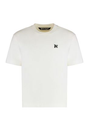 Palm Angels Mens Set Of Three Cotton Crew-Neck T-Shirts And Polos