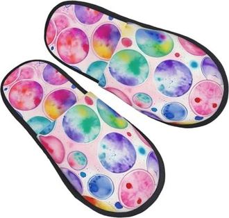 Generic L&eacute;g&egrave;re Pantoufles Magnifique imprim&eacute; de poissons Rainbow Chausson Maison Chaud Chaussons Homme pour Adulte Ext&eacute;rieur Int&eacute;rieur M