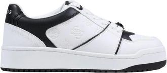 Guess Femme, Chaussures, Blanc, Taille: 36 EU Baskets Sportives Slip-On &agrave; Lacets