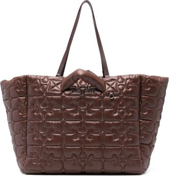 Ganni Quilted Re-Tech XXL Tote Bag