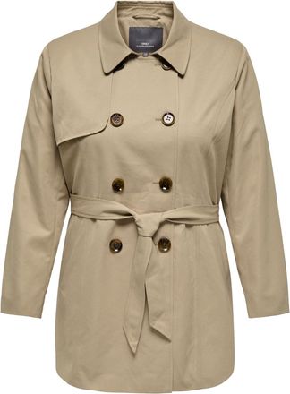 Only Carmakoma Only Carmakoma Damen Carvalerie Trenchcoat OTW Noos, Ginger Root, x_l