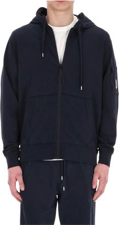 C.P. Company C.p. Company - SweaT-shirt zipp&eacute; &agrave; capuche - Homme - Sweatshirts et sweats &agrave; capuche - Bleu - Taille: 2XL