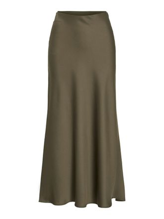 Vila Viellette Hw Midi Skirt - Noos