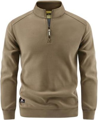 Generic Sweat Zipp&eacute; Oversize Homme Col Hommes Manches Garcon Zip 8 Japonais Pale Chauffant Message Turquoise C&ocirc;tel&eacute;e Leopard Assorti Fleur Studio Meilleurs &Eacute;c