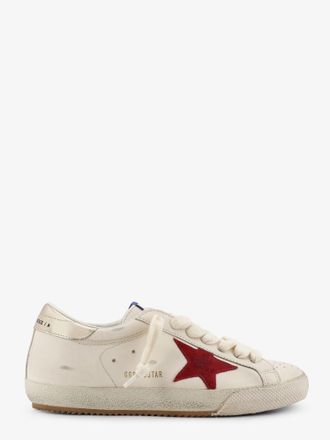 Golden Goose Super star leather sneakers with iconic side logo - GOLDEN GOOSE DELUXE BRAND - gender_Man