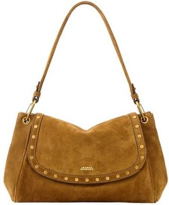 Isabel Marant Sac port&eacute; &eacute;paule Chany M en cuir velours