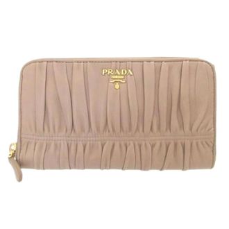 Prada Portefeuille long Pre-owned (bi-fold) - Femme - Pre-owned - Beige - Taille: ONE Size