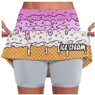 Generic Jupe Culotte Bleu Marine Jupes Fendue Portefeuille Évasée Moulante Jacquard Côtelée Roi Intégrée Fleurs Luxe Creme Ethnique Franges Transparent Mexica