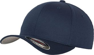 Flexfit Unisex Cap Wooly Combed, Unisex Baseballkappe, Youth, Navy