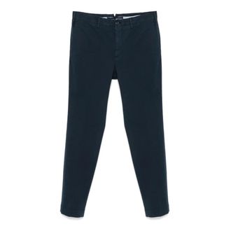 Incotex Marineblaue Baumwollmischung Hose - - Trousers - Herren - Blau - XL