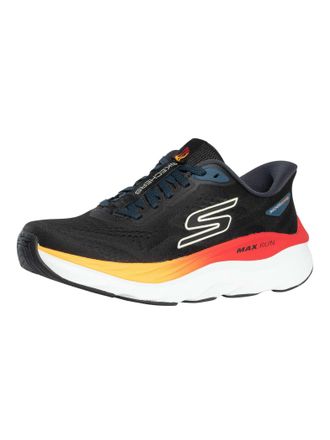 Skechers Herren Max Run Hands Free Slip-ins Sneaker, Schwarz/Multi, 45.5 EU