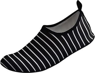 Generic Chaussures aquatiques pour femme à séchage rapide et antidérapantes - Chaussures de plage légères pour piscine, salle de bain, douche - Chaussures déc