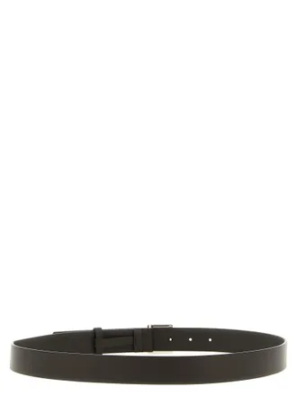 Fendi FF Metal Buckle Belt - Brown