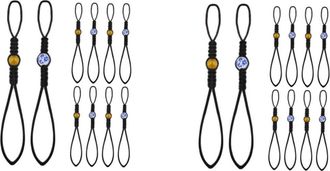 Pretyzoom 20 St&uuml;ck Teekannendeckel Halterung Anti Tropfen Deckelkordel Teekannendeckel Gurt Ton Teekannen Zubeh&ouml;r Halter Gusseisen Teekannen Zubeh&ouml;r Deckel Halt