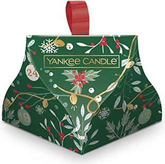Yankee Candle Company Geschenkset | 3 duftende Wax Melts in einer festlichen, schmuckvollen Schachtel mit Schleife | Countdown zur Weihnachtskollektion