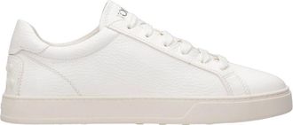 Tod's Homme, Chaussures, Blanc, Taille: 43 EU Leather Baskets