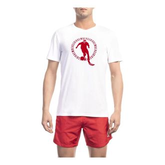 Dirk Bikkembergs Herren T-Shirt mit kurzen &Auml;rmeln und Rundhalsausschnitt - - Tops - Herren - Wei&szlig; - S