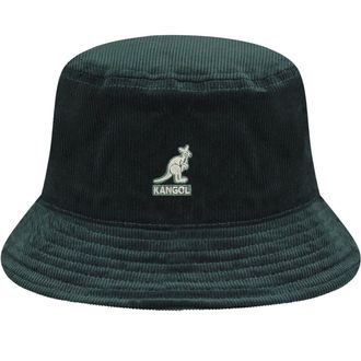 Kangol Cord Bucket Fischerhut Stoffhut Anglerhut Cordhut Baumwollhut Damen/Herren - Winter Herbst-Winter - XL (60-61 cm) dunkeloliv