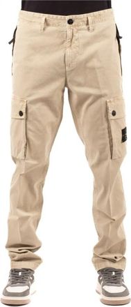 Stone Island Homme, Pantalons, Beige, Taille: W31 Pantalone