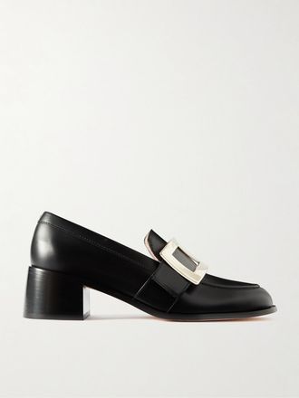 Roger Vivier Viv Rangers Pumps Aus Leder Mit Schnalle - Schwarz