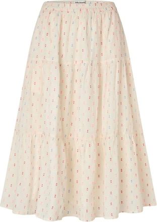 Lollys Laundry Femme, Jupes, Beige, Taille: 40 FR Midi Skirt