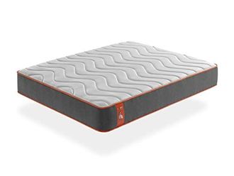 KHAMA Khama | Matelas Essentiel Basic | Ressorts ensachés avec viscoélastique | Fermeté 8/10 | 28% plus respirant I Ne tourner pas autour du pot